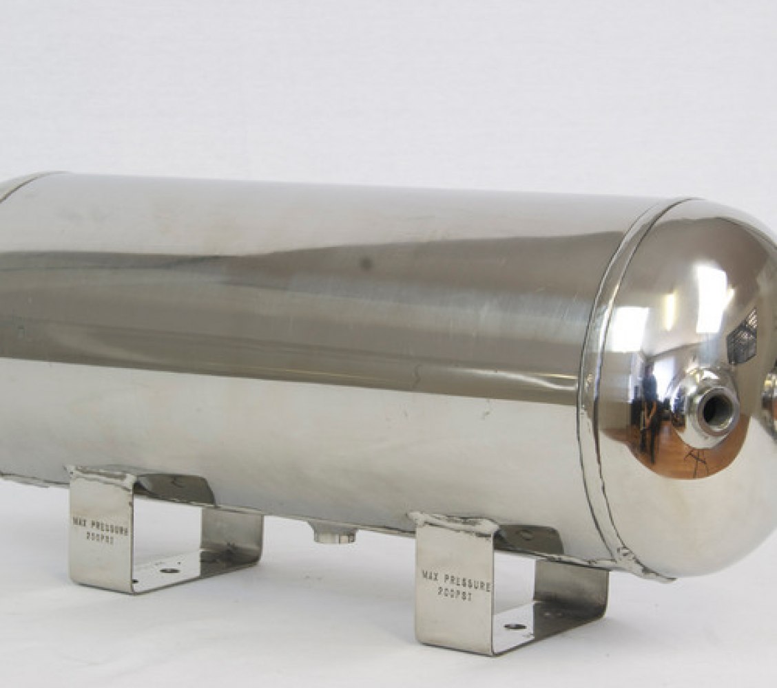Polished Aluminium Air Tanks - Air Suspension Specialists
